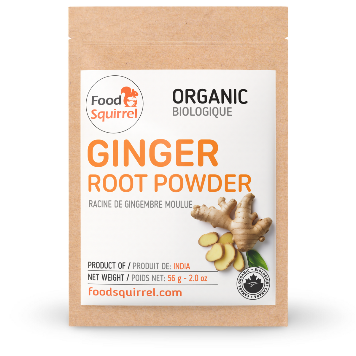 Ginger Root Powder (Organic) — Food Squirrel